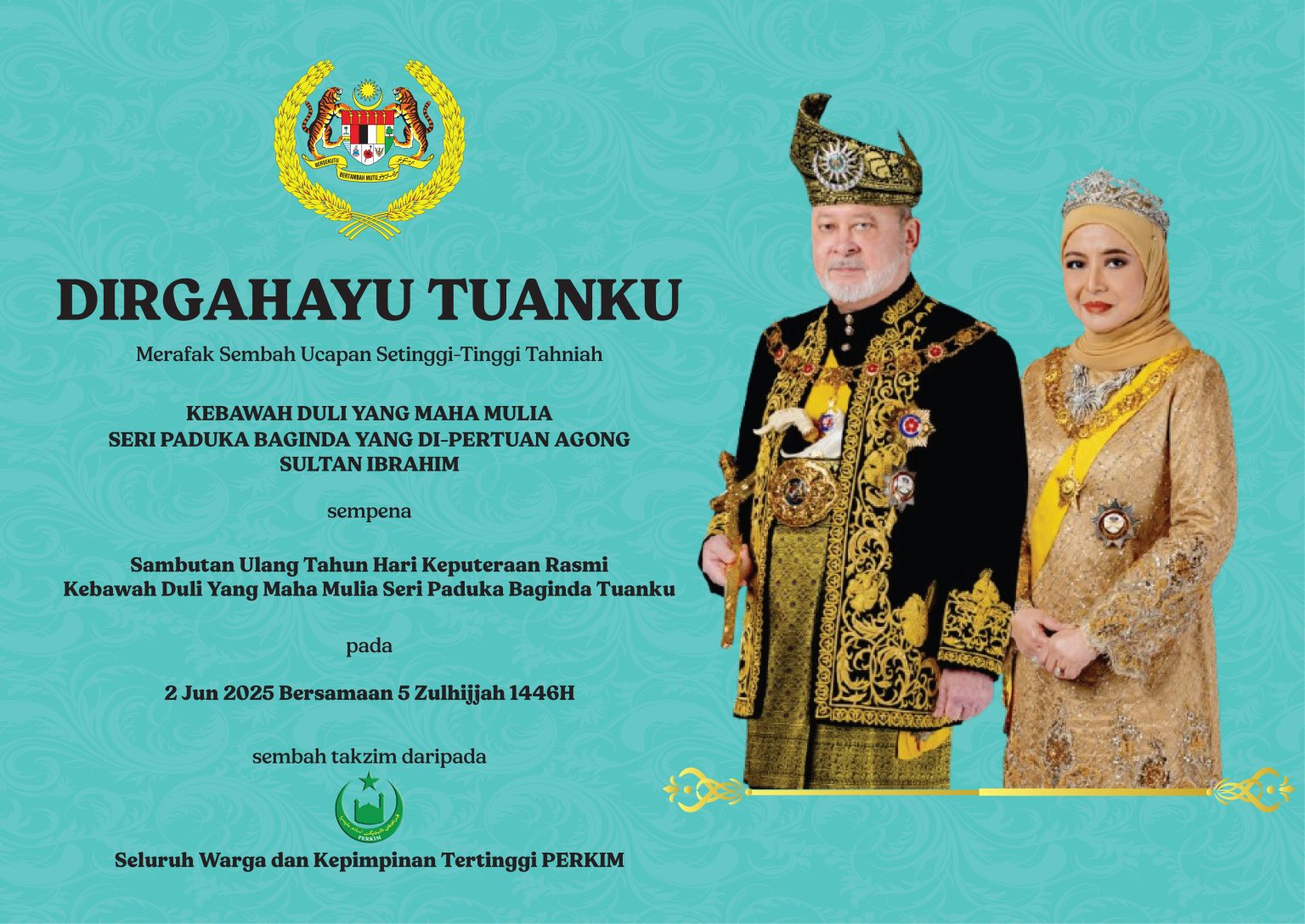 Dirgahayu Tuanku! Sambutan Ulang Tahun Hari Keputeraan SPB YDPA Sultan ...